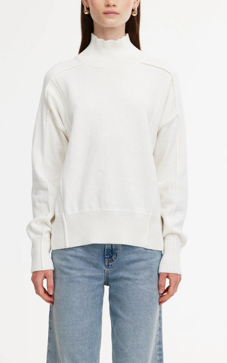 Mae Jumper - Ivory – THE SHEARER'S WIFE